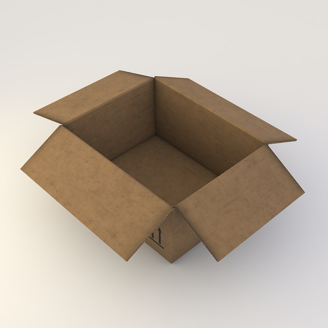 3D Model Cardboard Box - TurboSquid 1473573