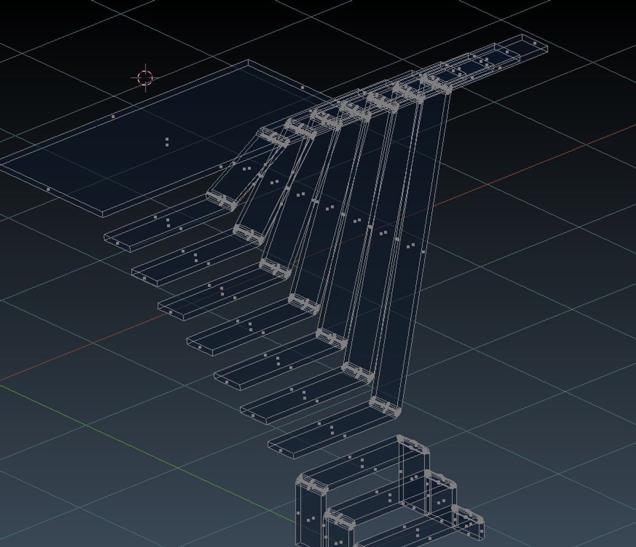 Free Modern Staircase 3d Model