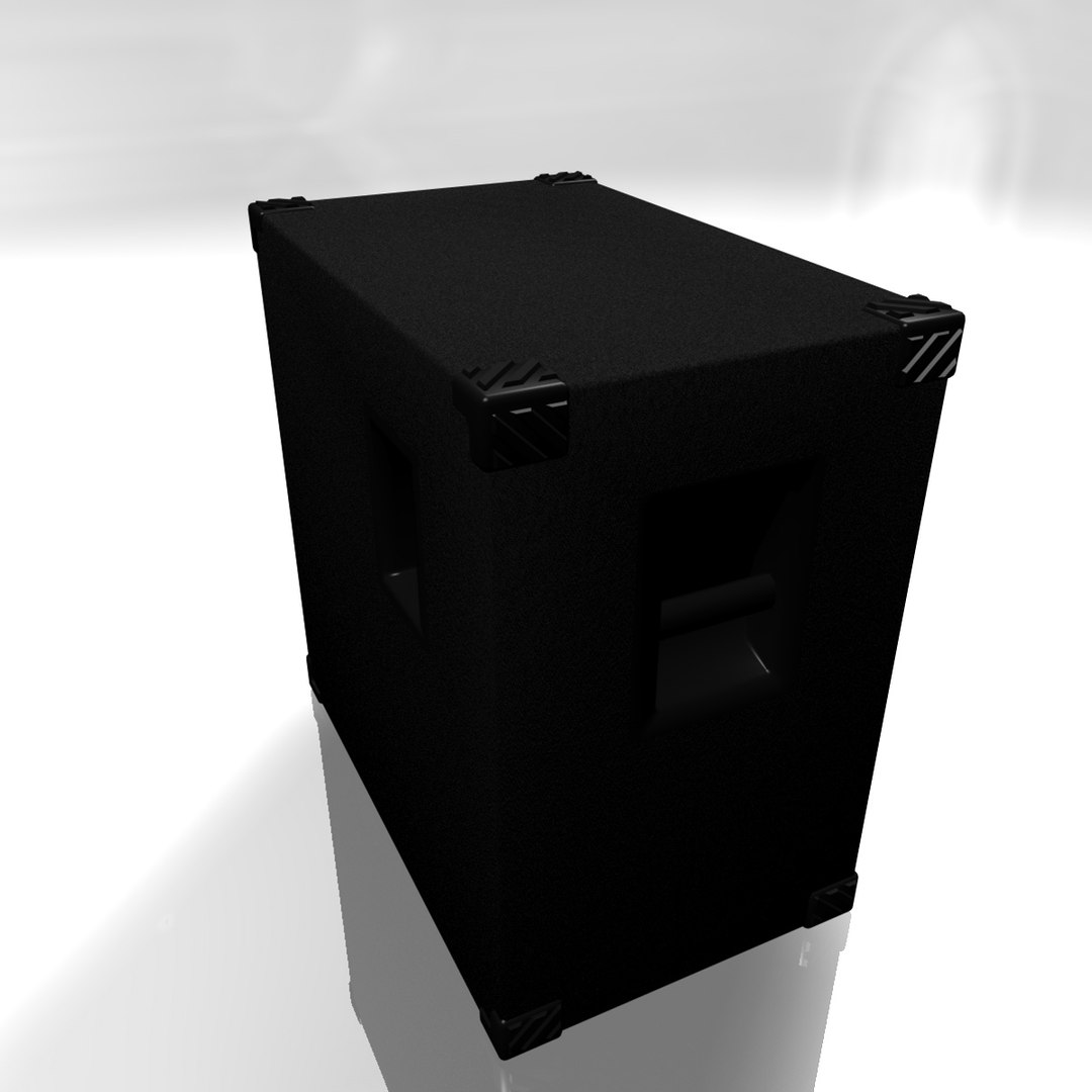 Hartke Bass Cabinet 3d 3ds