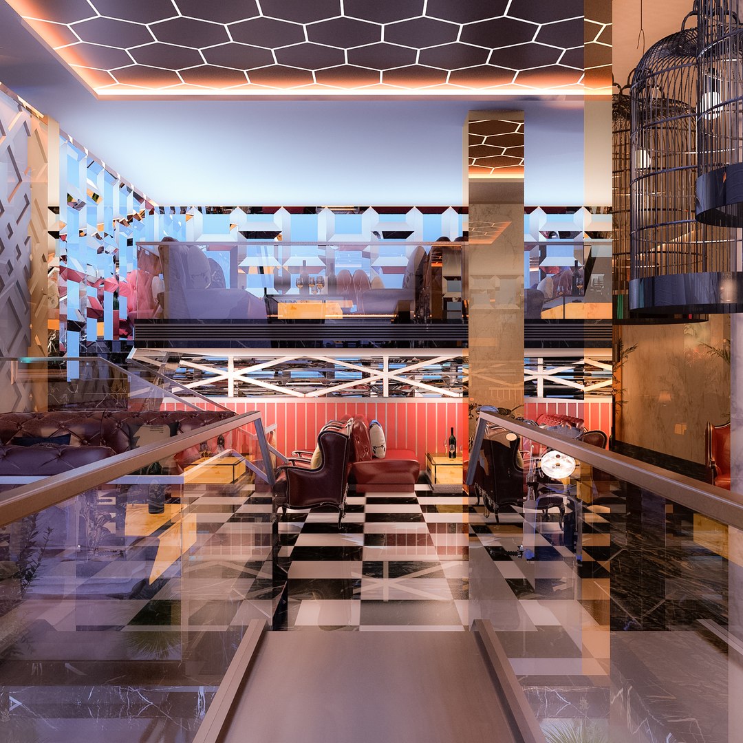 3D Bar Disco Model - TurboSquid 1275884