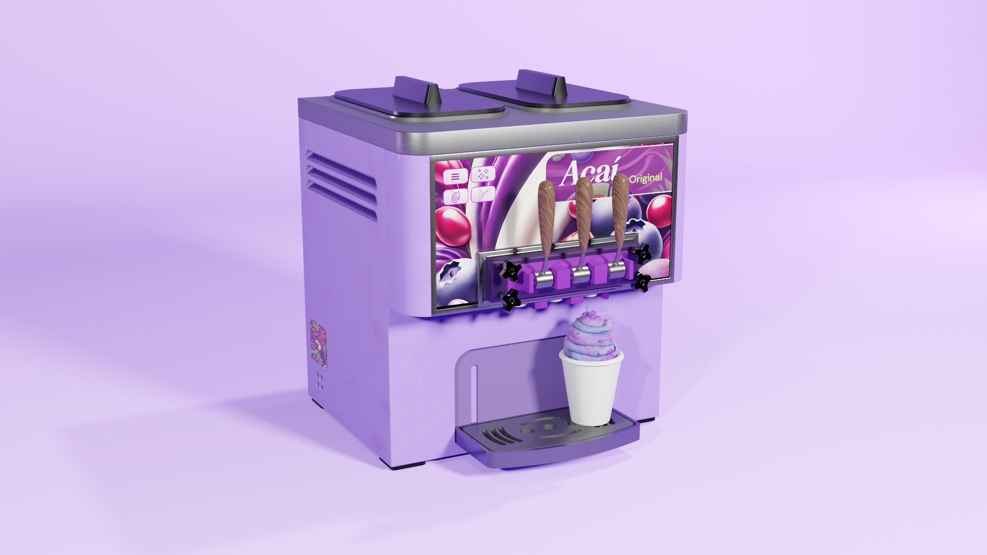 Acai Machine 3D Model - TurboSquid 2362011