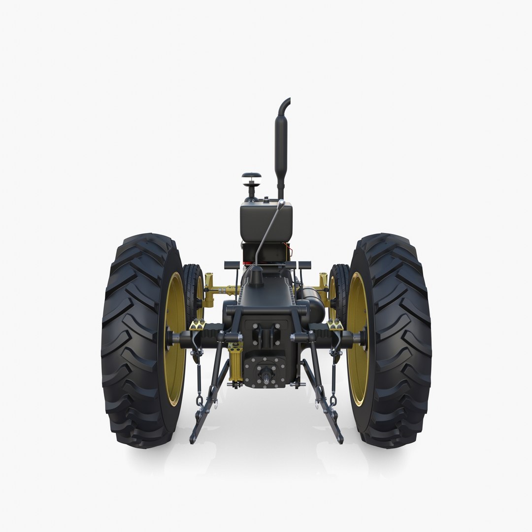 Generic Tractor V2 3D - TurboSquid 1882992
