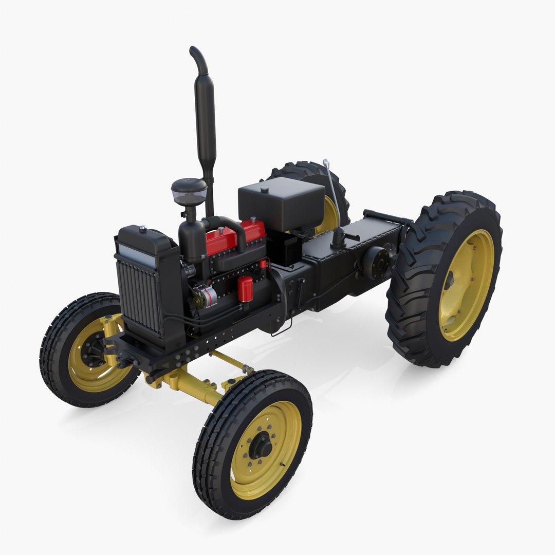 Generic Tractor V2 3D - TurboSquid 1882992