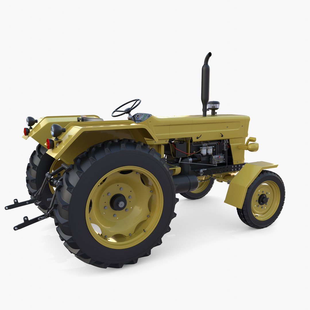 Generic Tractor V2 3D - TurboSquid 1882992