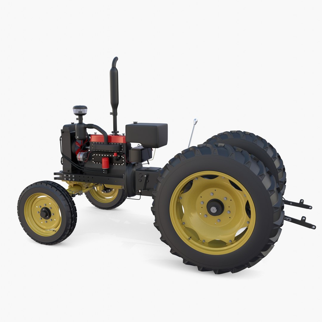 Generic Tractor V2 3D - TurboSquid 1882992