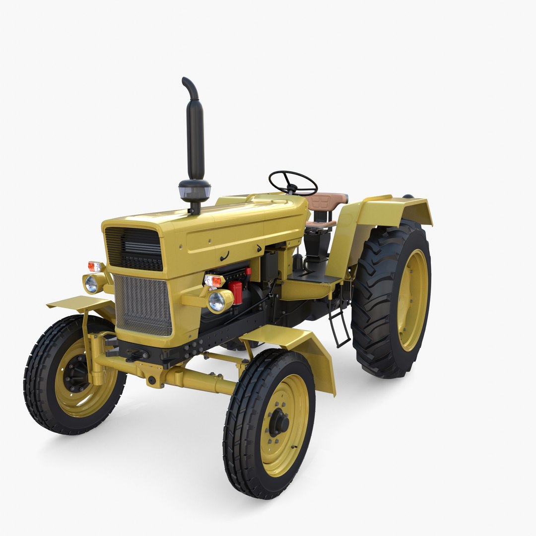 Generic Tractor V2 3D - TurboSquid 1882992