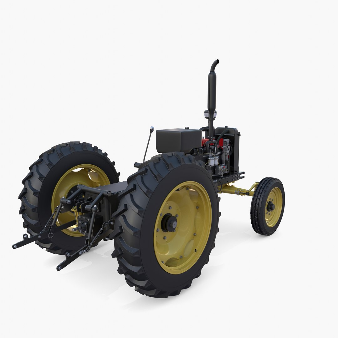 Generic Tractor V2 3D - TurboSquid 1882992