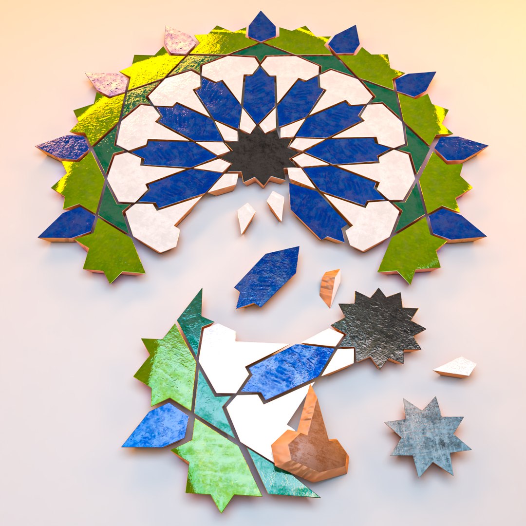 Moroccan Zellige Models 3D - TurboSquid 1971713