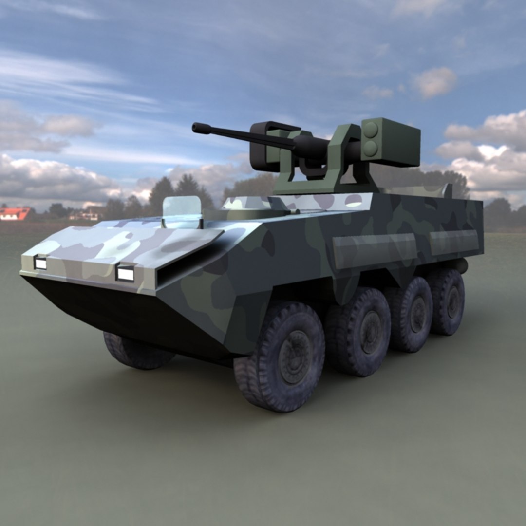 Military Vehicle 3d Obj