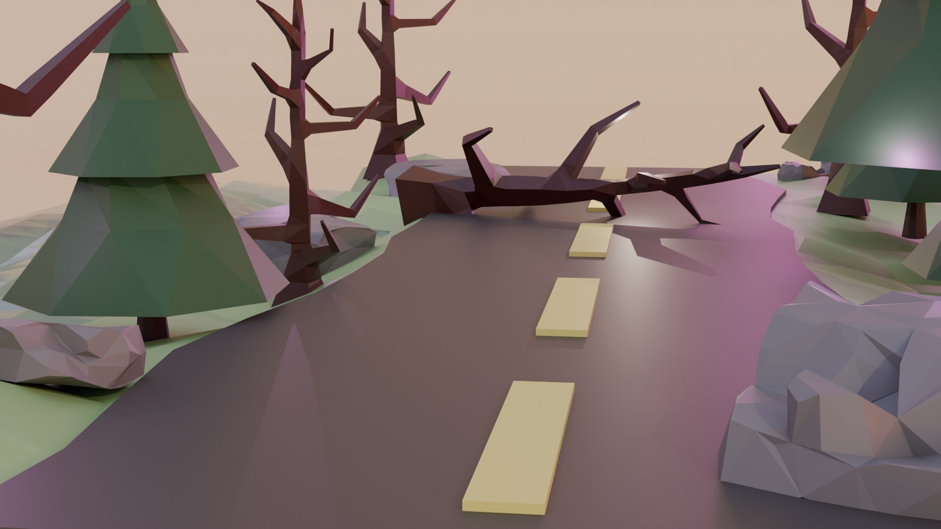 3D Road - TurboSquid 2336796