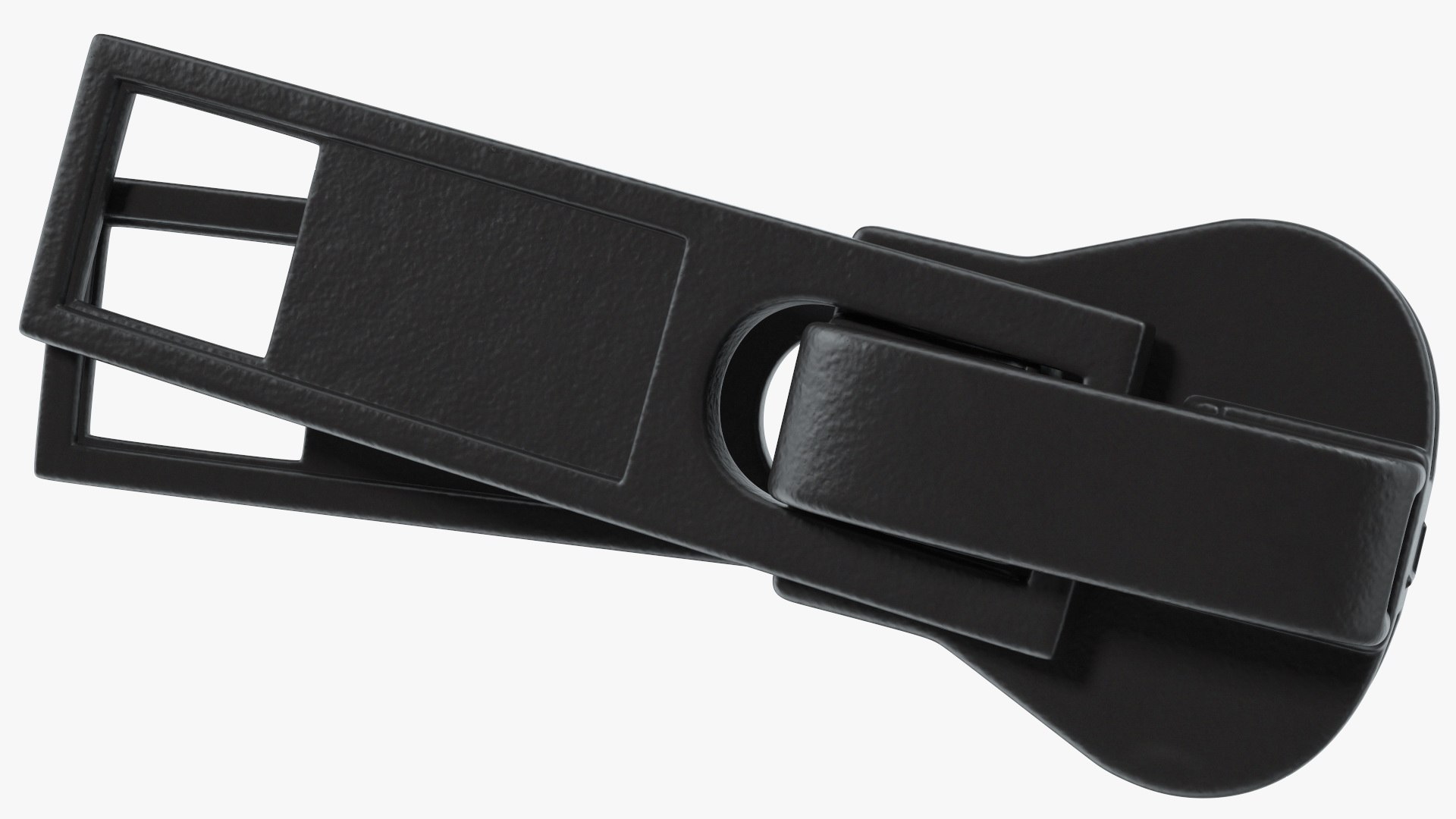 3D Two Sided Plastic Zipper Slider Black - TurboSquid 1793833