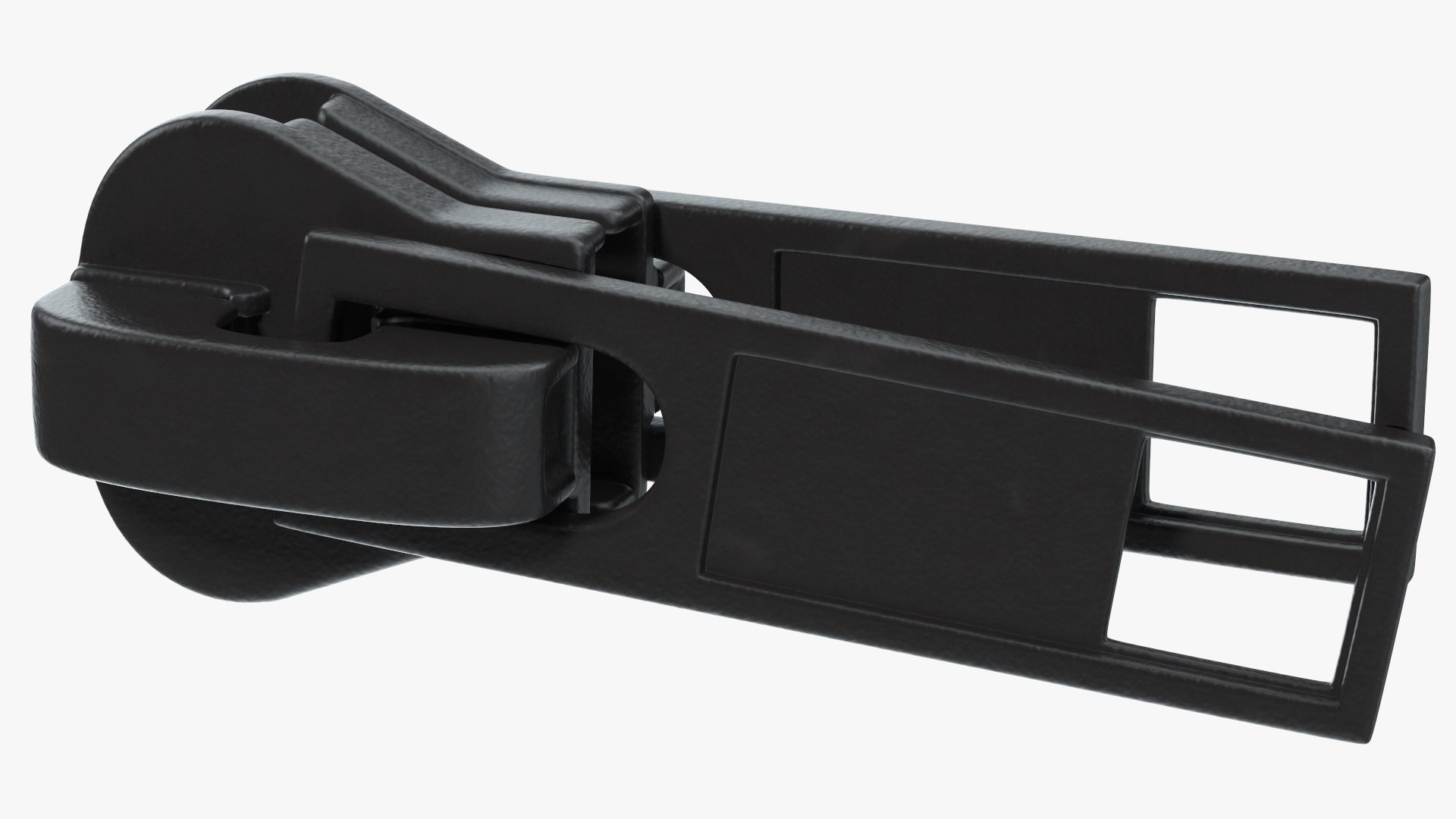 3D Two Sided Plastic Zipper Slider Black - TurboSquid 1793833