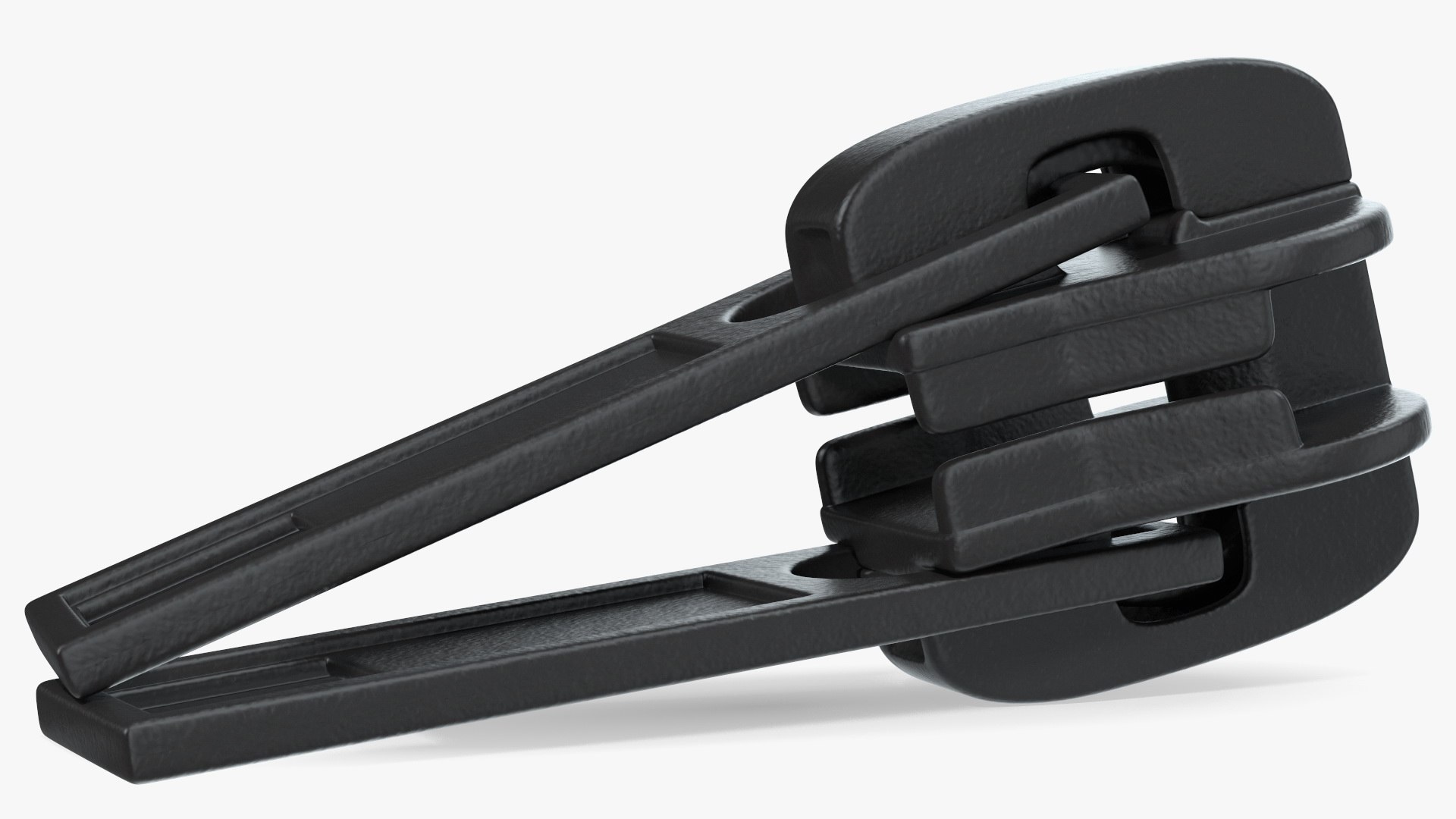 3D Two Sided Plastic Zipper Slider Black - TurboSquid 1793833