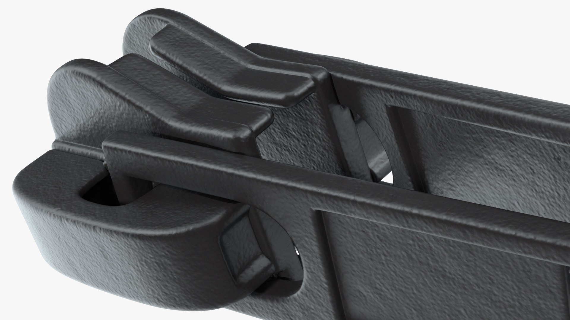 3D Two Sided Plastic Zipper Slider Black - TurboSquid 1793833