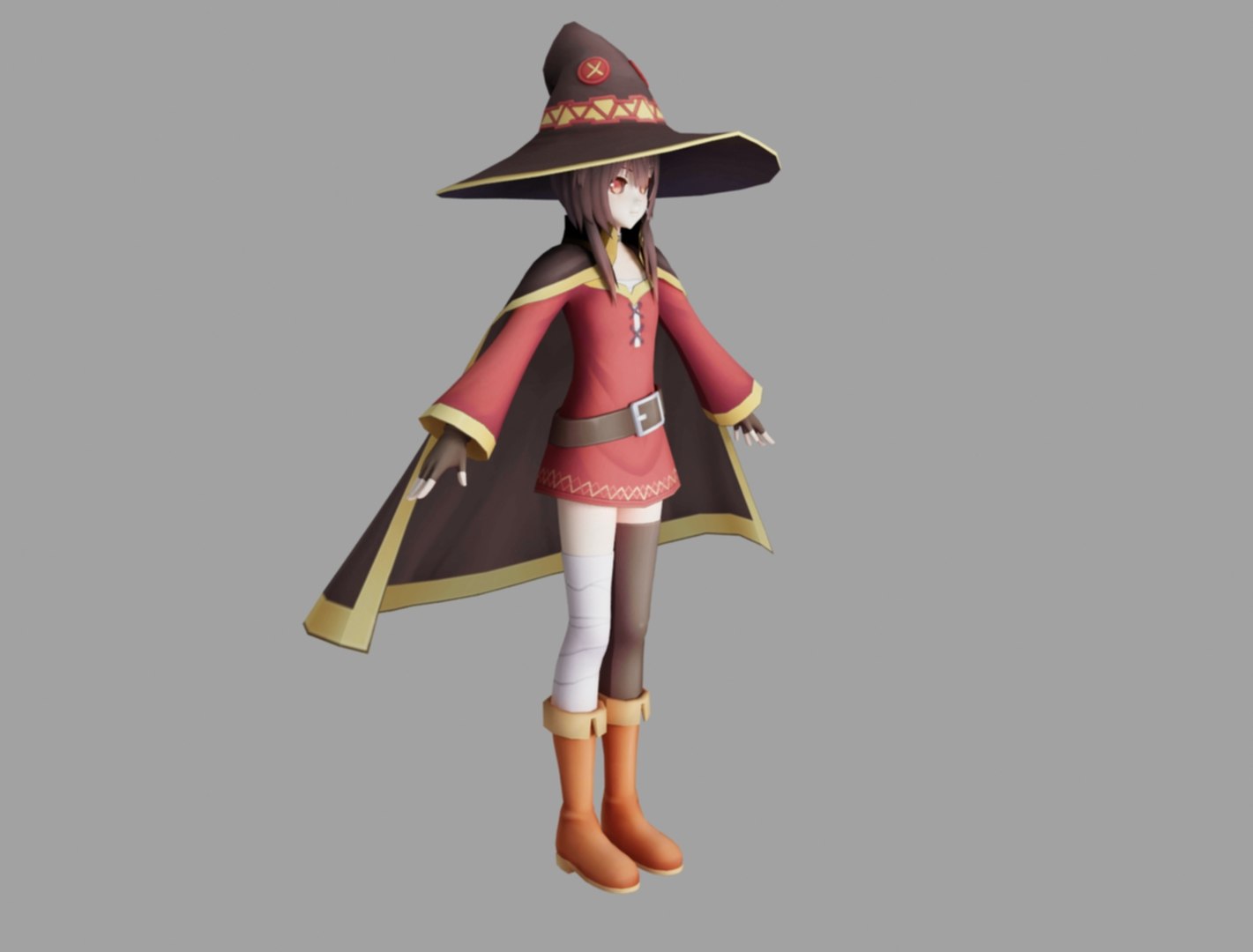 Megumin Girl 3D Model - TurboSquid 1477776