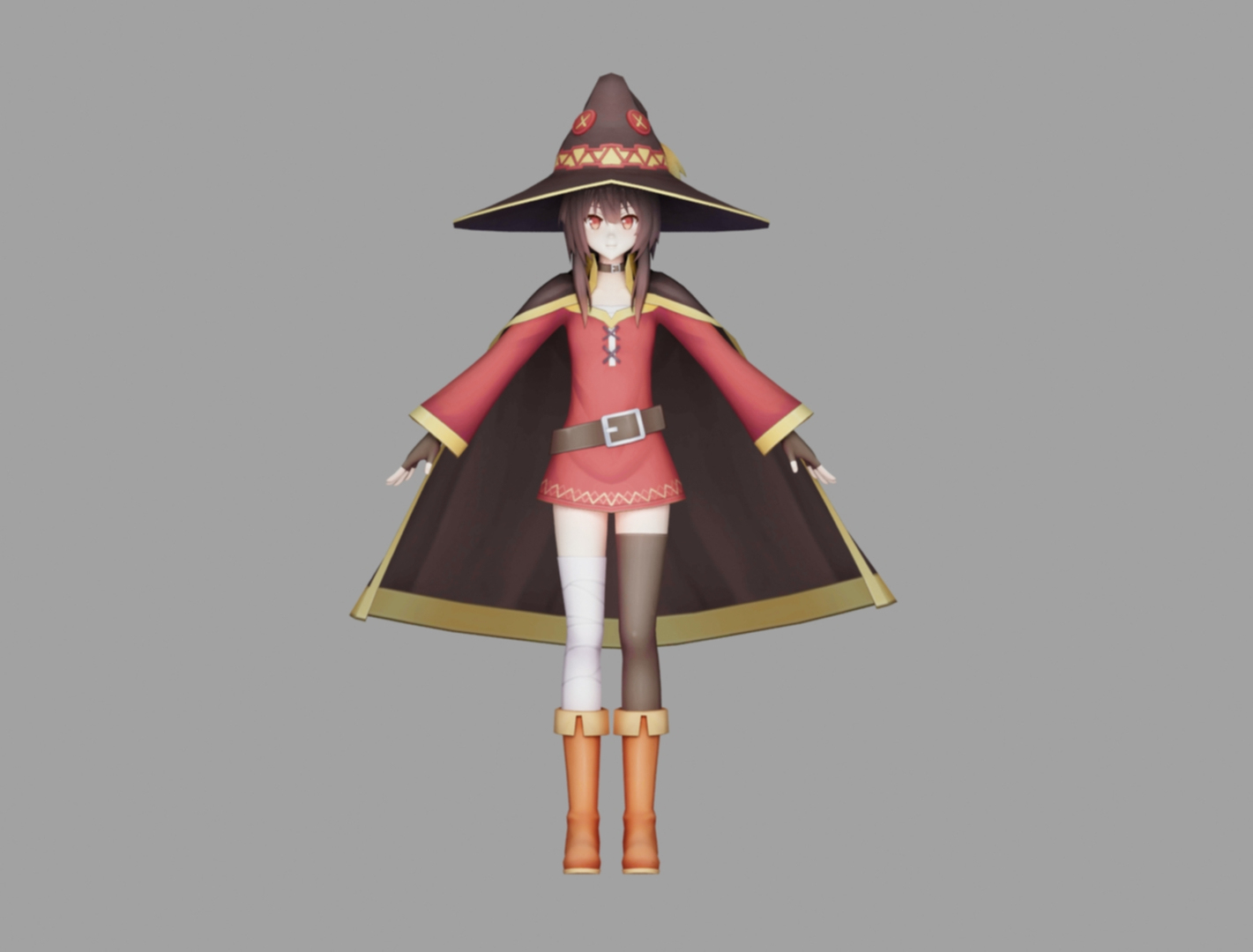 Megumin girl 3D model - TurboSquid 1477776