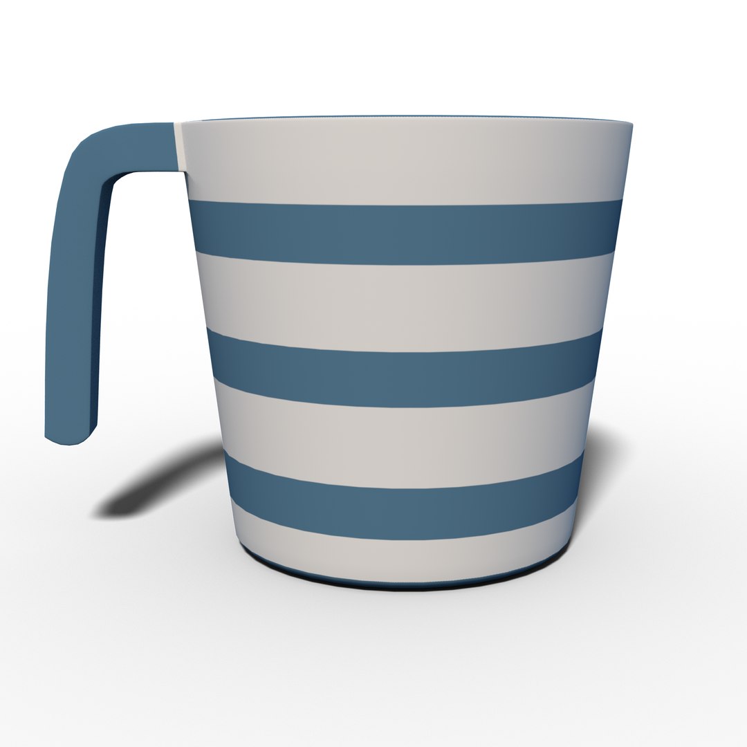 Bath Mug 3D Model - TurboSquid 2060545