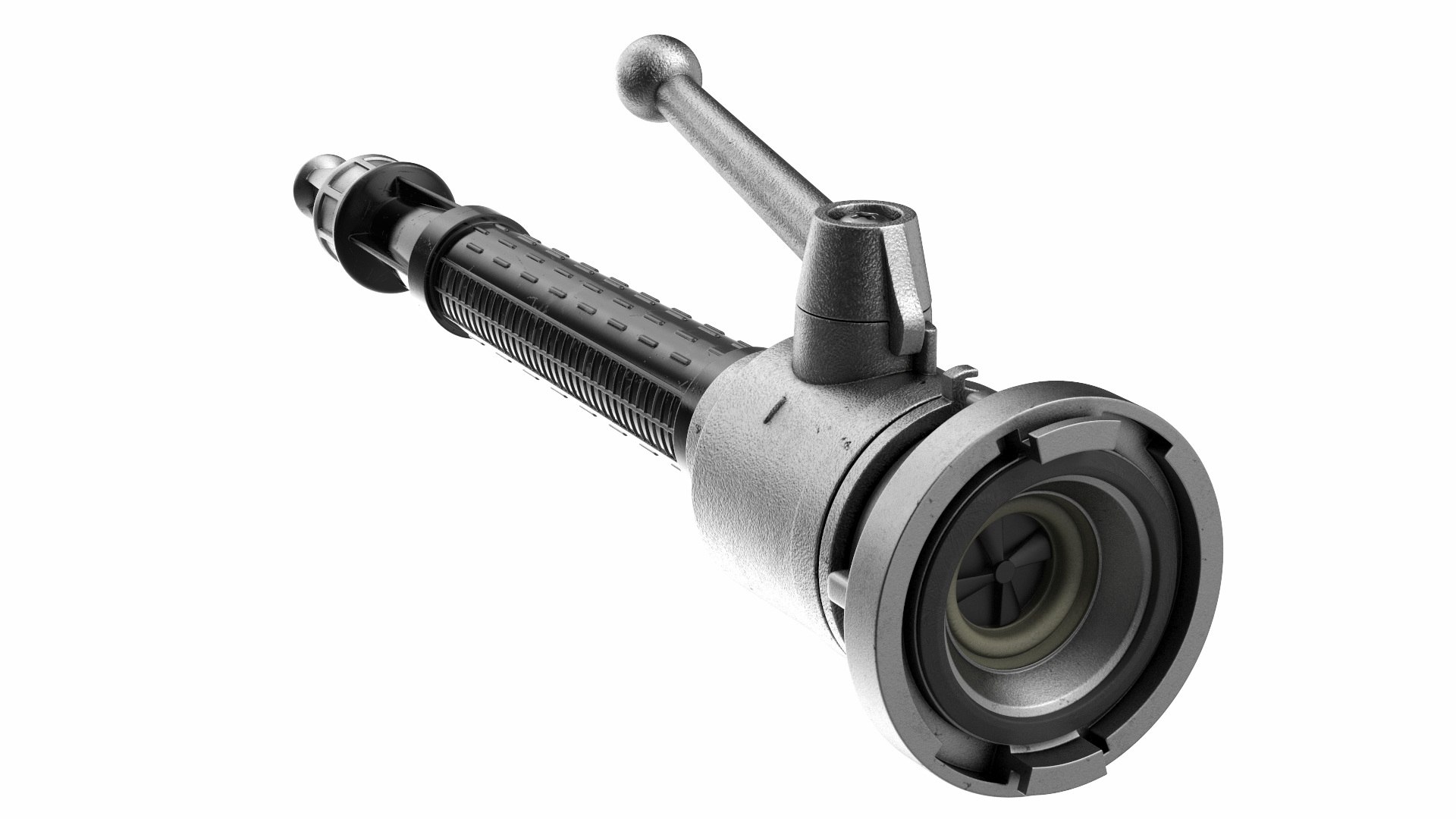 3D model Lever Operated Handheld Branch Pipe Nozzle - TurboSquid 2065249
