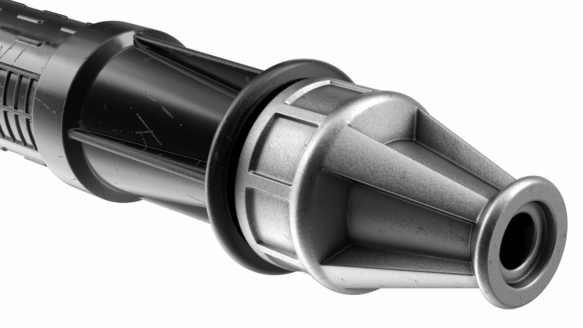 3D model Lever Operated Handheld Branch Pipe Nozzle - TurboSquid 2065249