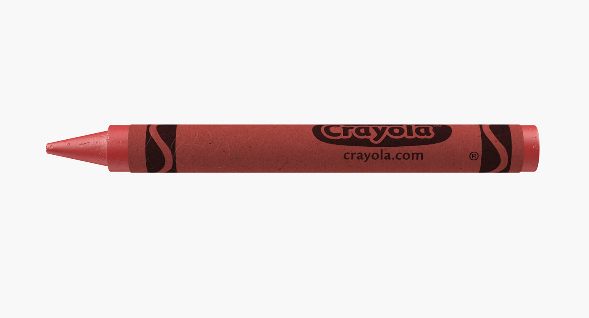 Red Crayon 3D Model - TurboSquid 1287528