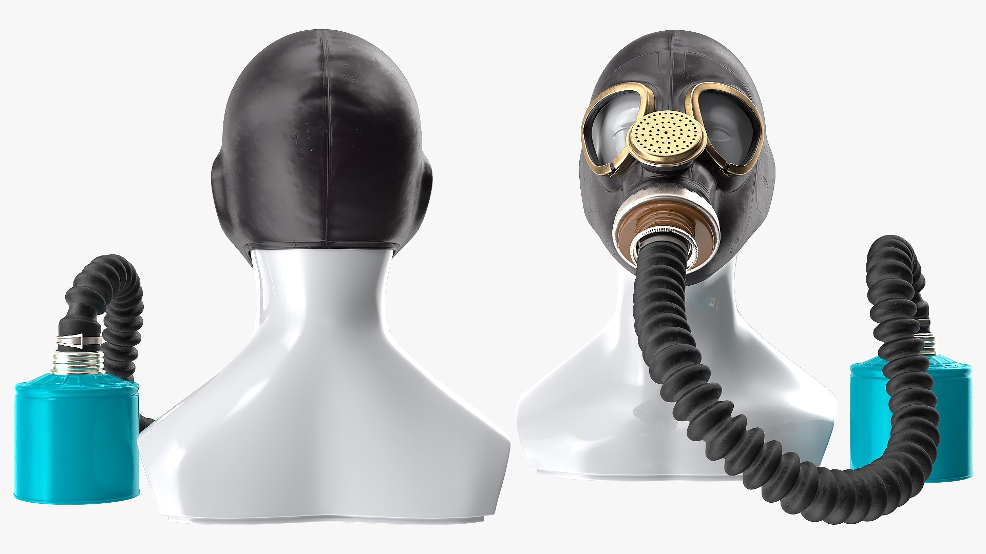 Gas Mask Gp5 Long Model - TurboSquid 1603682