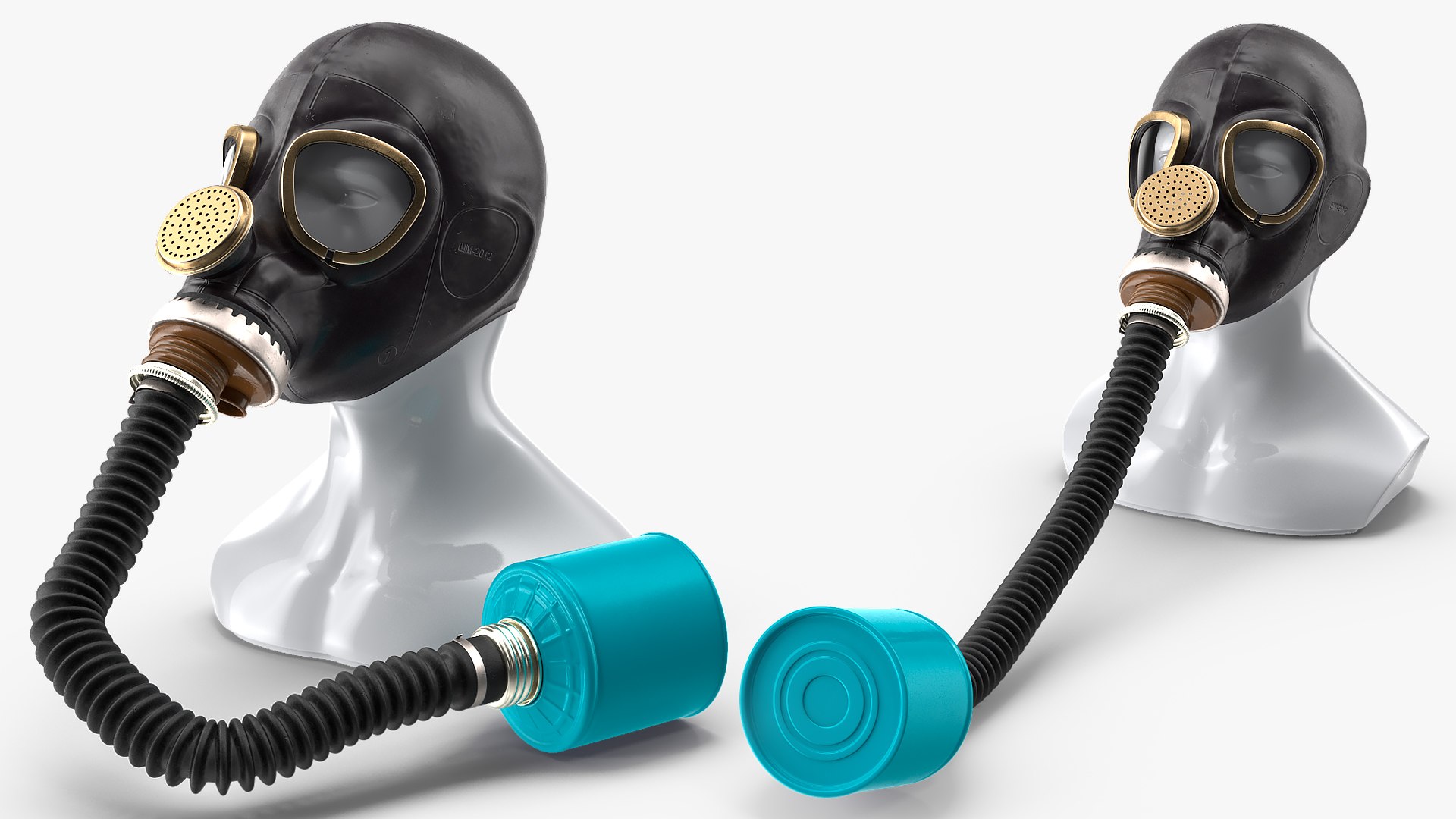 Gas Mask Gp5 Long Model - TurboSquid 1603682