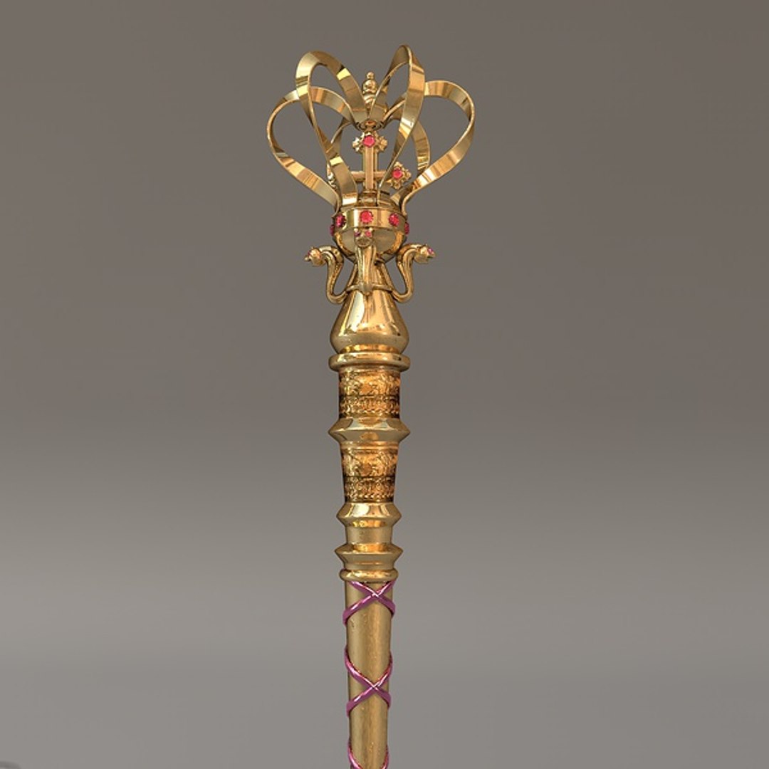 Kings Sceptre 3d Model