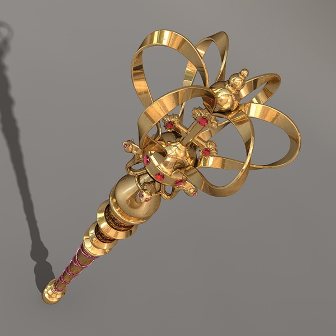 Kings Sceptre 3d Model