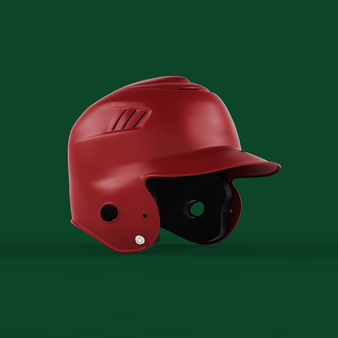 Batting Helmet 3D Model - TurboSquid 1244980