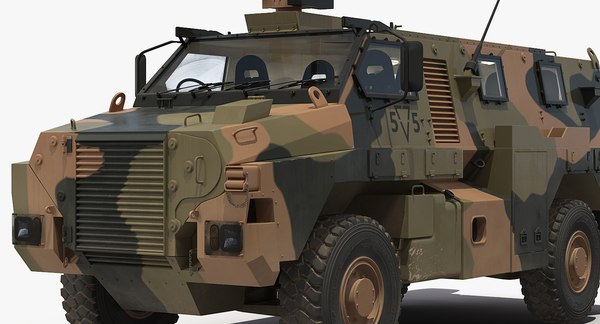 MPV 4x4 Bushmaster Camo Model 3D - TurboSquid 1305577
