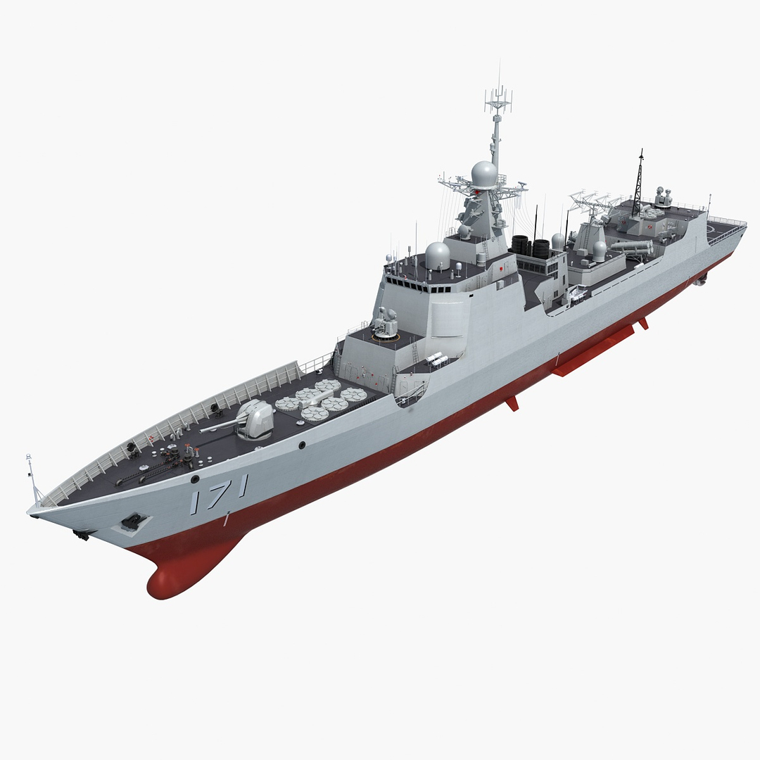 modelo 3d Armada china Tipo 055 052D 052C Destructor - TurboSquid 1462848