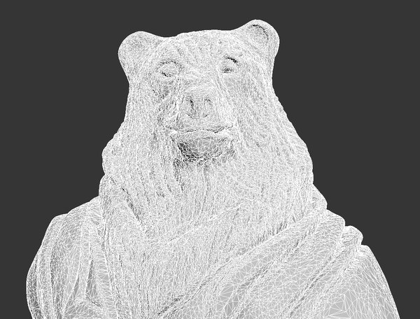 Bear sculpture 3D model - TurboSquid 1347648