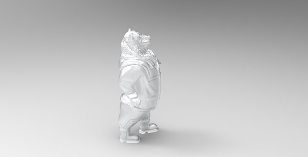 Bear sculpture 3D model - TurboSquid 1347648