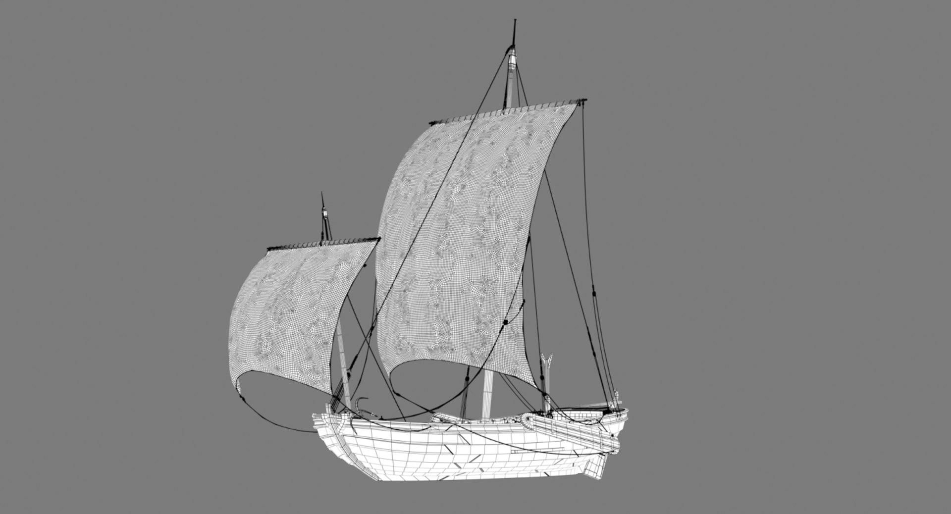 Sailing Vessel Sea 3D Model - TurboSquid 1250698