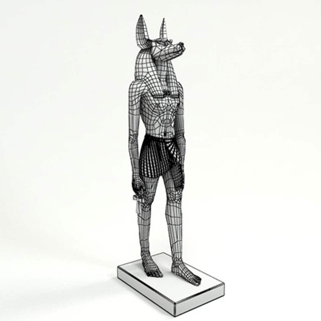 Gods Anubis 3d Model