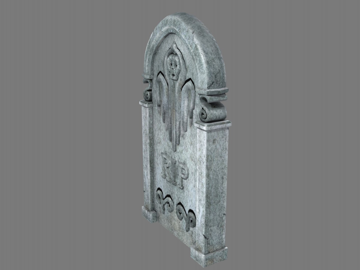 Tombstone Ghost Pbr 3D Model - TurboSquid 1461590