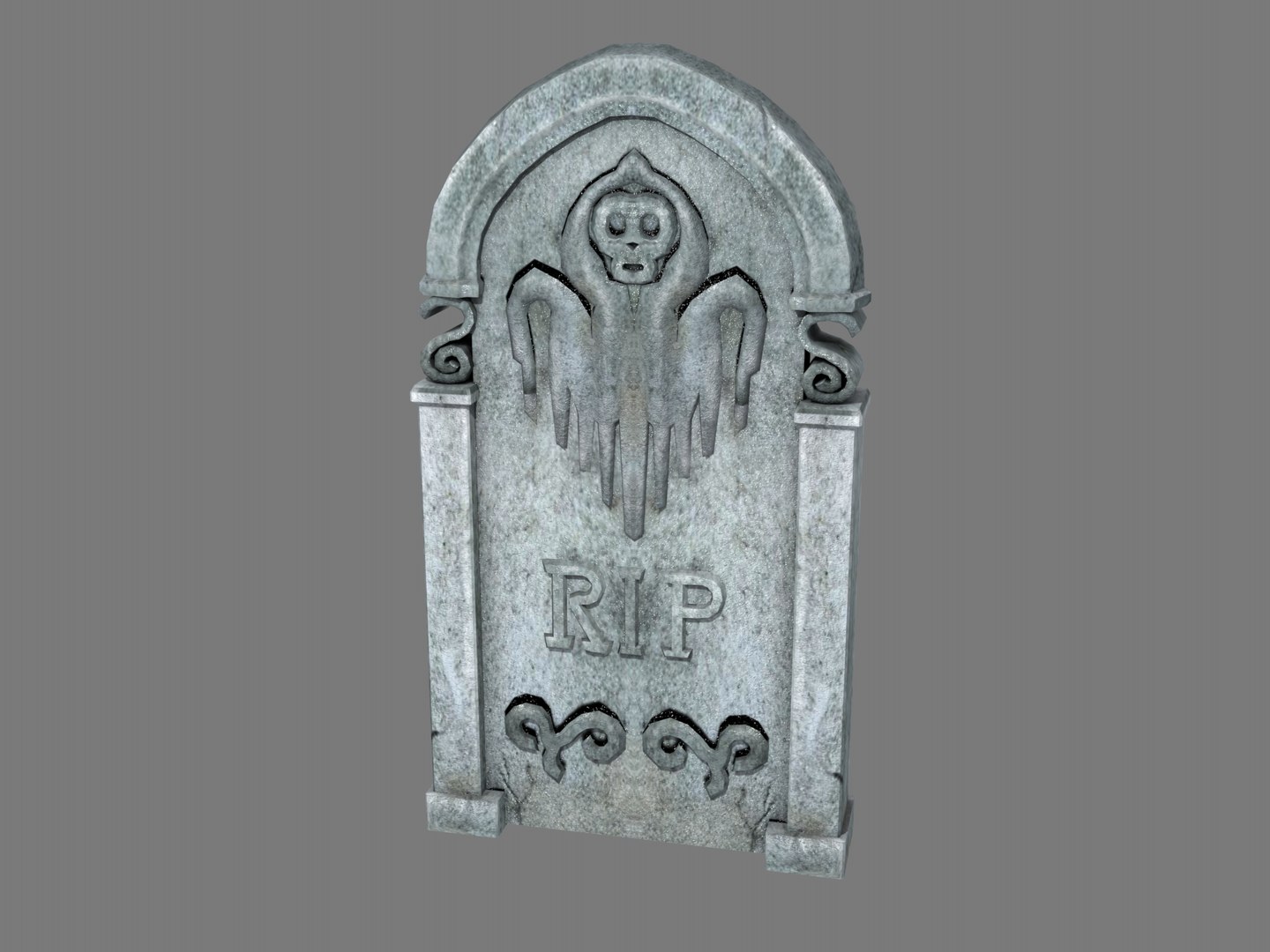 Tombstone Ghost Pbr 3D Model - TurboSquid 1461590