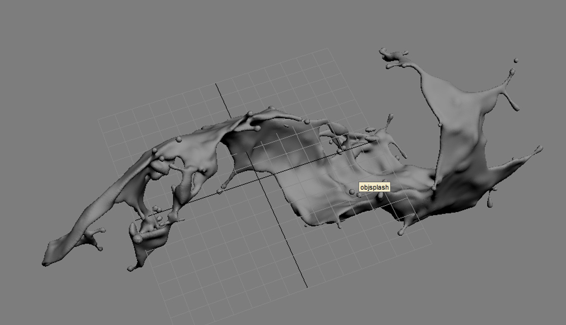 Liquid Splash 3d Model