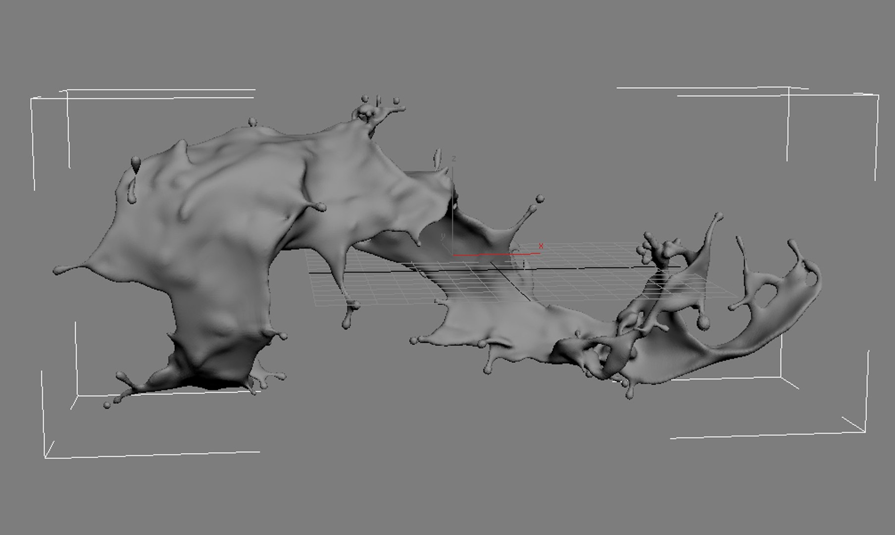 Liquid Splash 3d Model