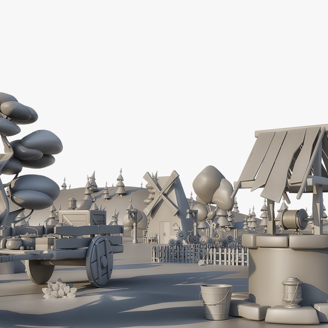 74 Farm equipment Game Ready3D模型 - TurboSquid 2001911