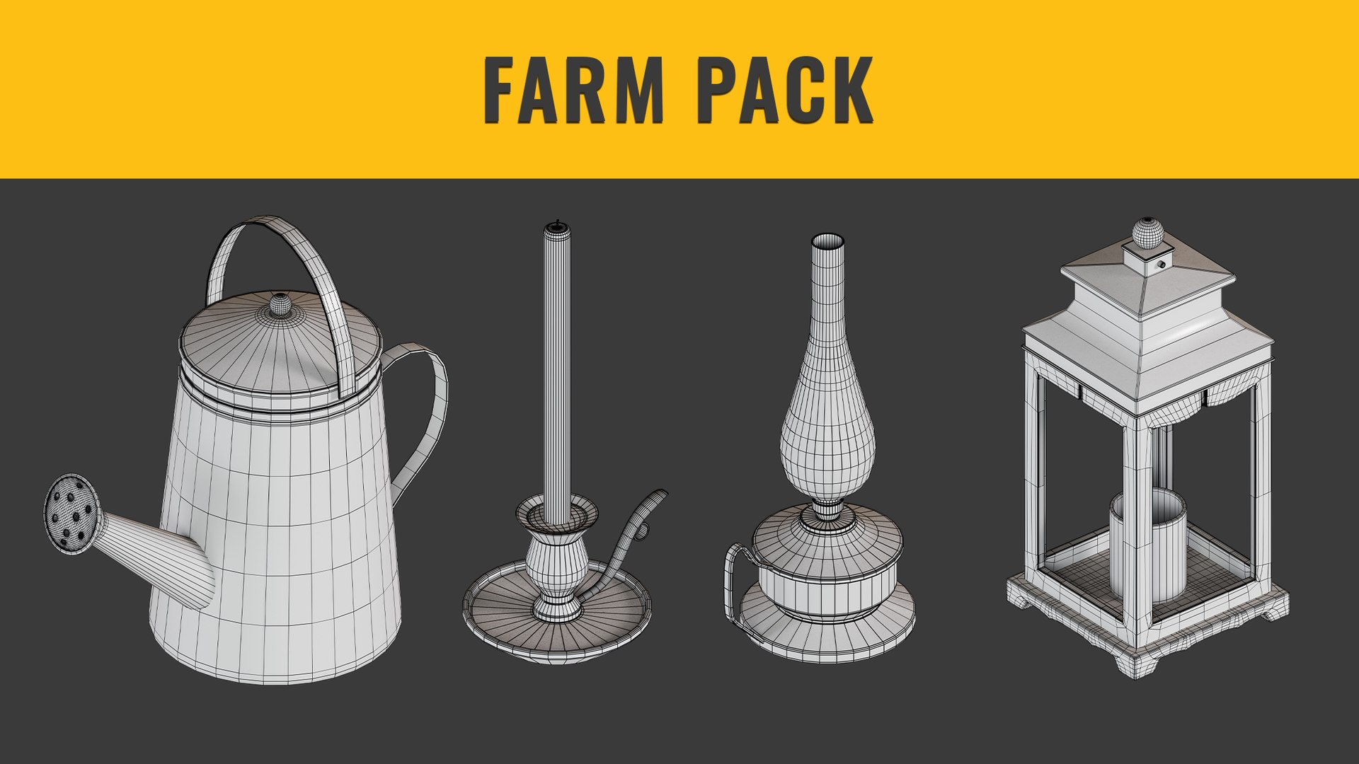 74 Farm Equipment Game Ready 3D - TurboSquid 2001911
