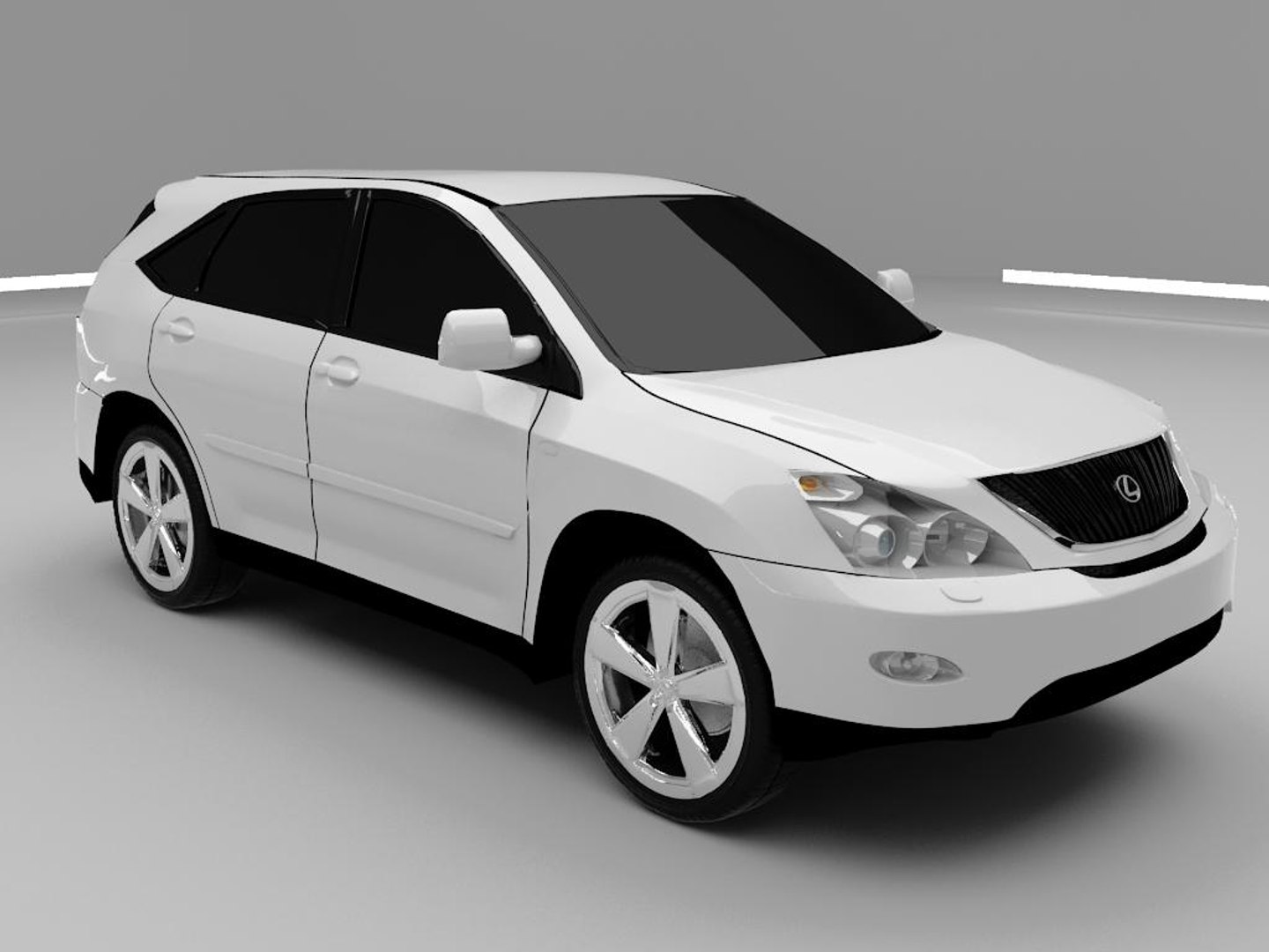 3d Model Lexus Rx 300