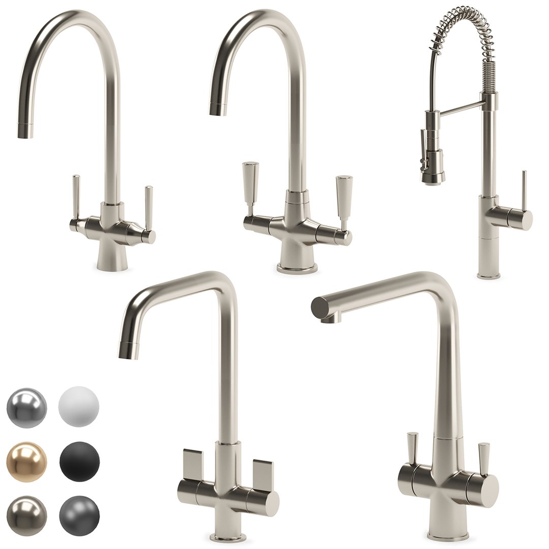 3D Model RANGEMASTER Kitchen Faucets - TurboSquid 1952633