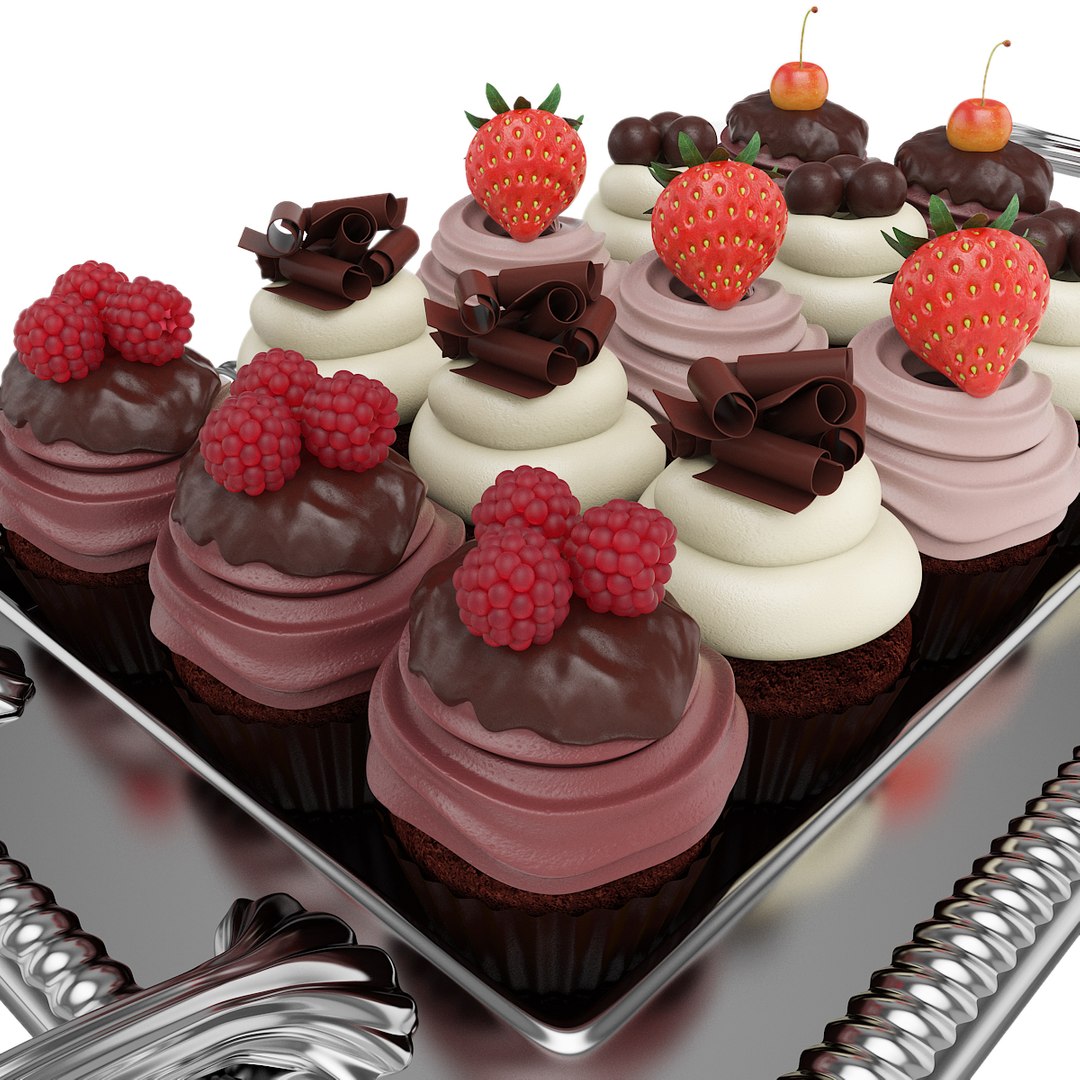 Chocolate dessert 3D model - TurboSquid 1966257