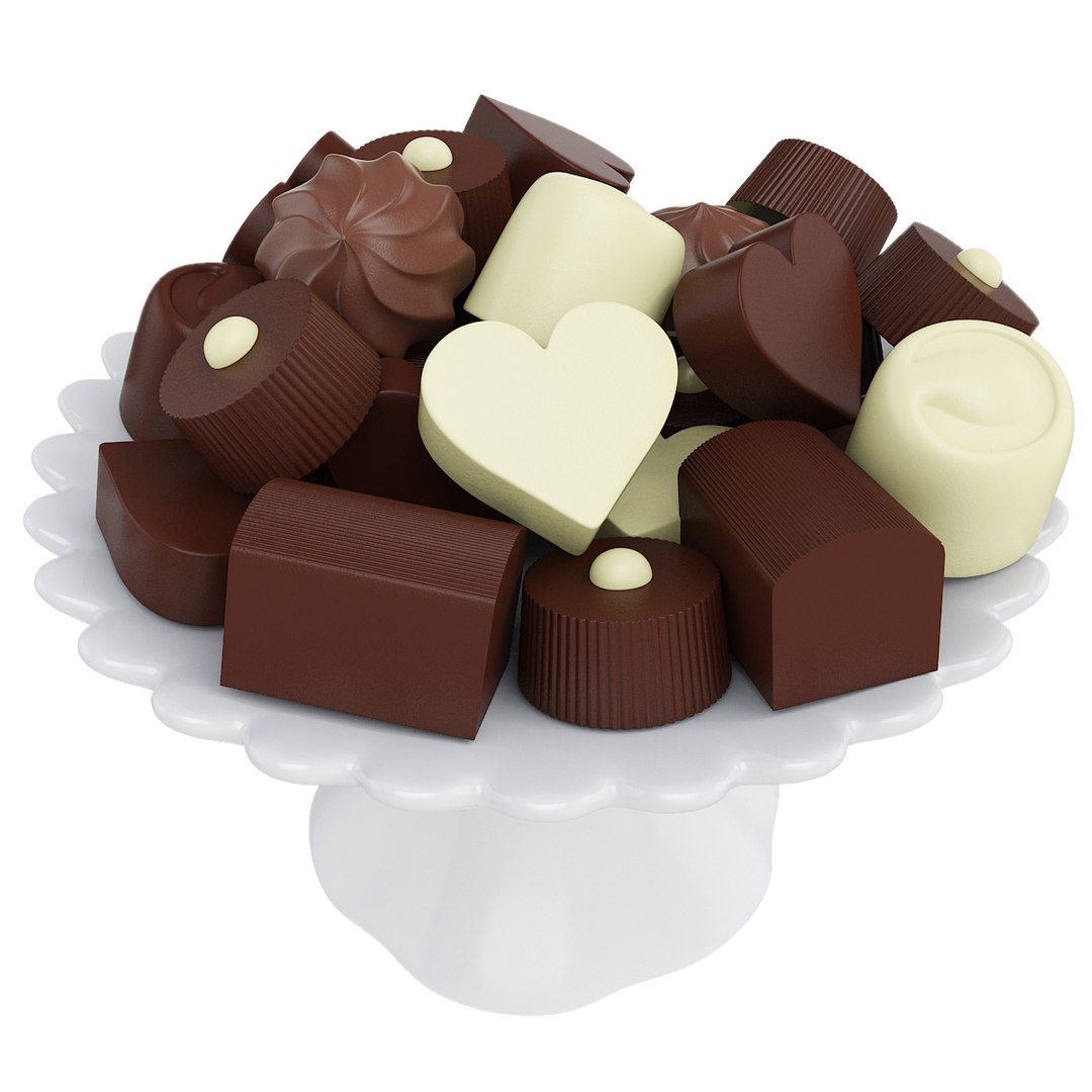 Chocolate dessert 3D model - TurboSquid 1966257
