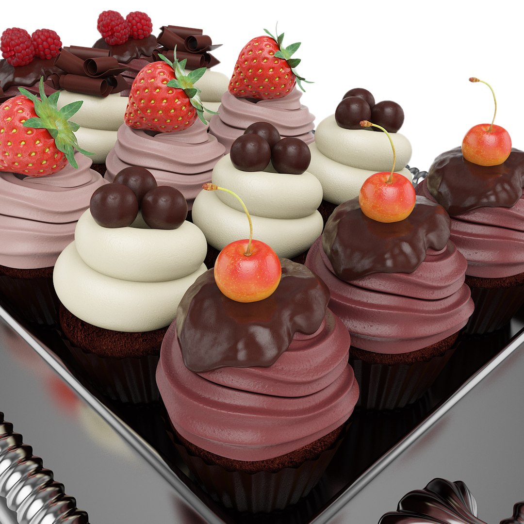 Chocolate dessert 3D model - TurboSquid 1966257