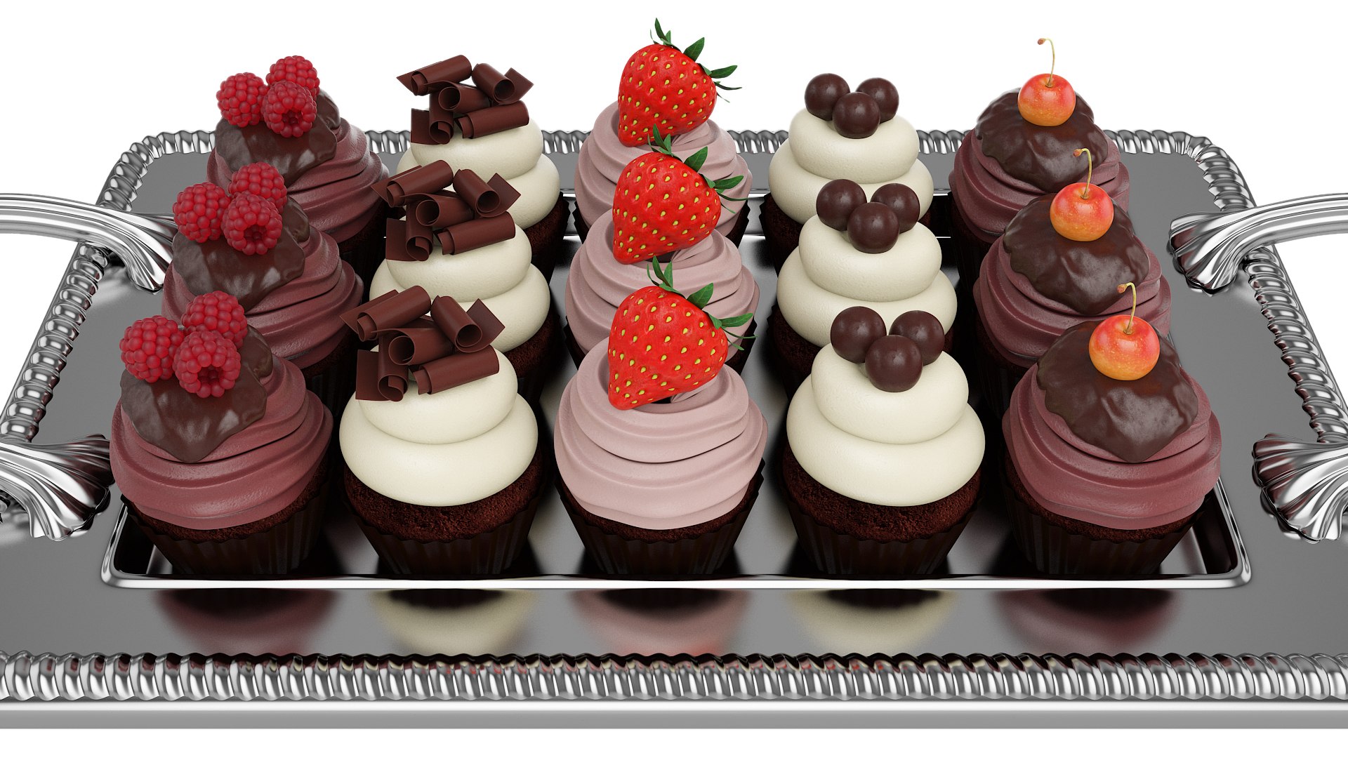 Chocolate dessert 3D model - TurboSquid 1966257