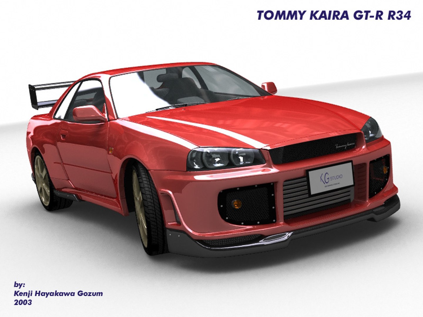 3d tommy kaira gt-r r34 model