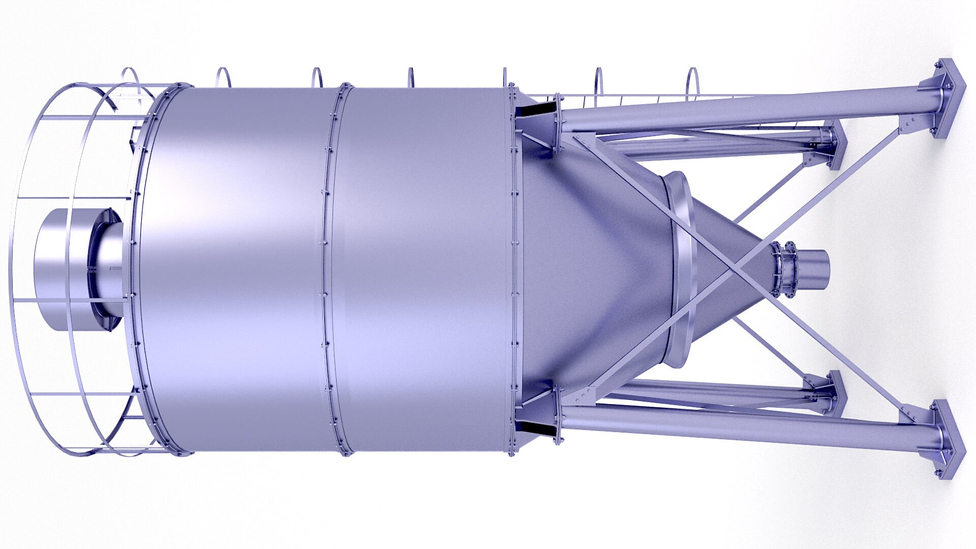 3D Cement Silos V4 Model - TurboSquid 2419013