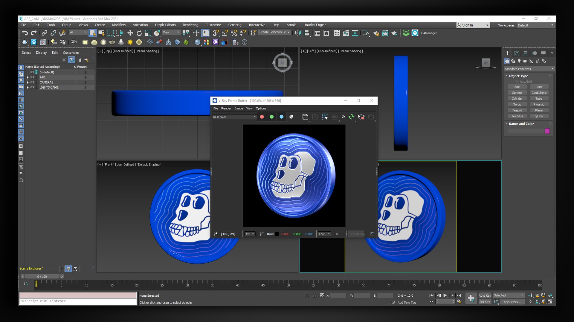 APE Coin 3D Model - TurboSquid 1950697